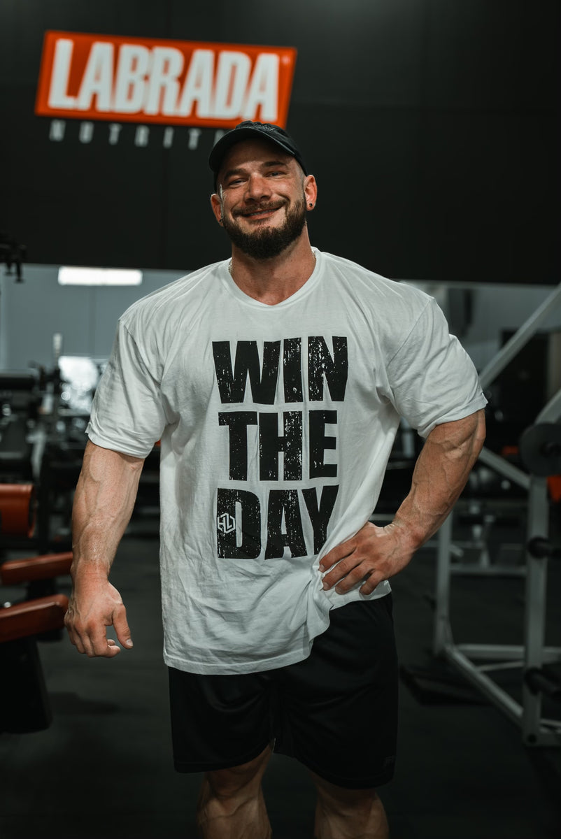 White/Black WTD T-Shirt – Hunter Labrada