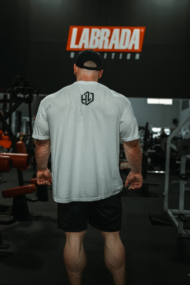White/Black WTD T-Shirt – Hunter Labrada
